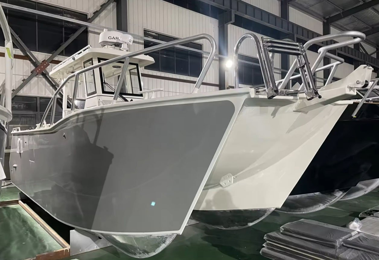 7.9m Aluminum catamaran center console | China boat factory